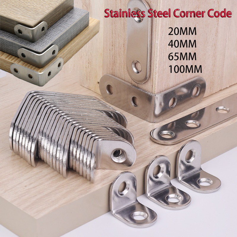 Stainless Steel Corner Code Hardware Thickened Square Corner Code 90 ...