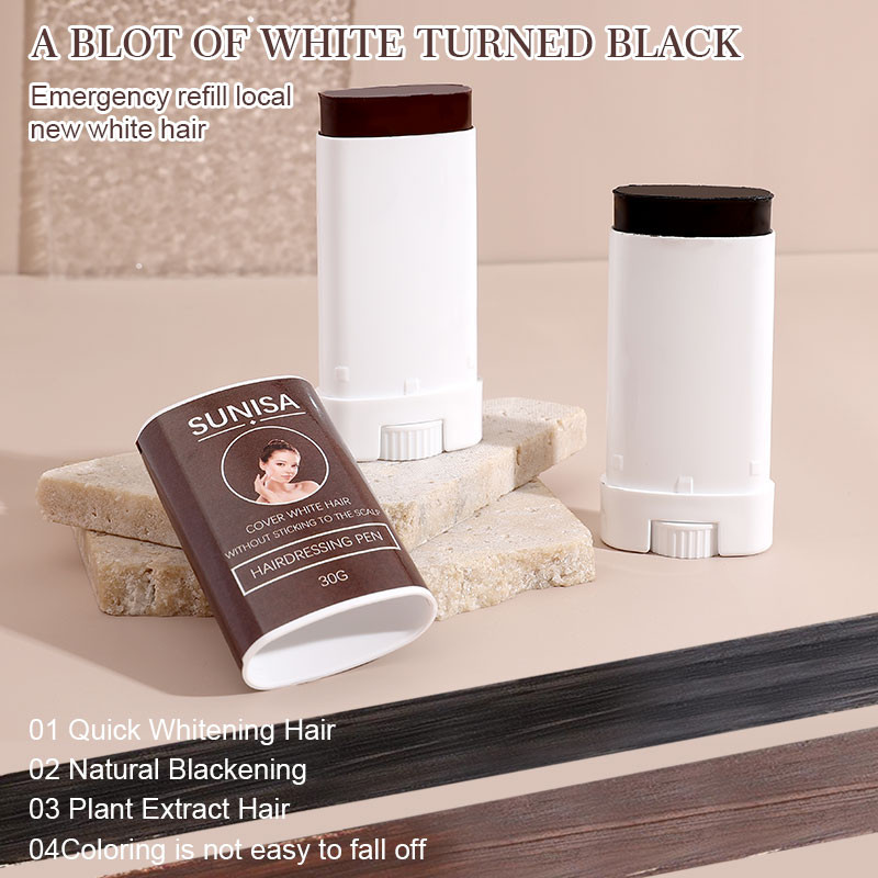 WANGSSSTORE Sunisa Styling Wax hair stick Hair Color Dyeing Pen Plant ...