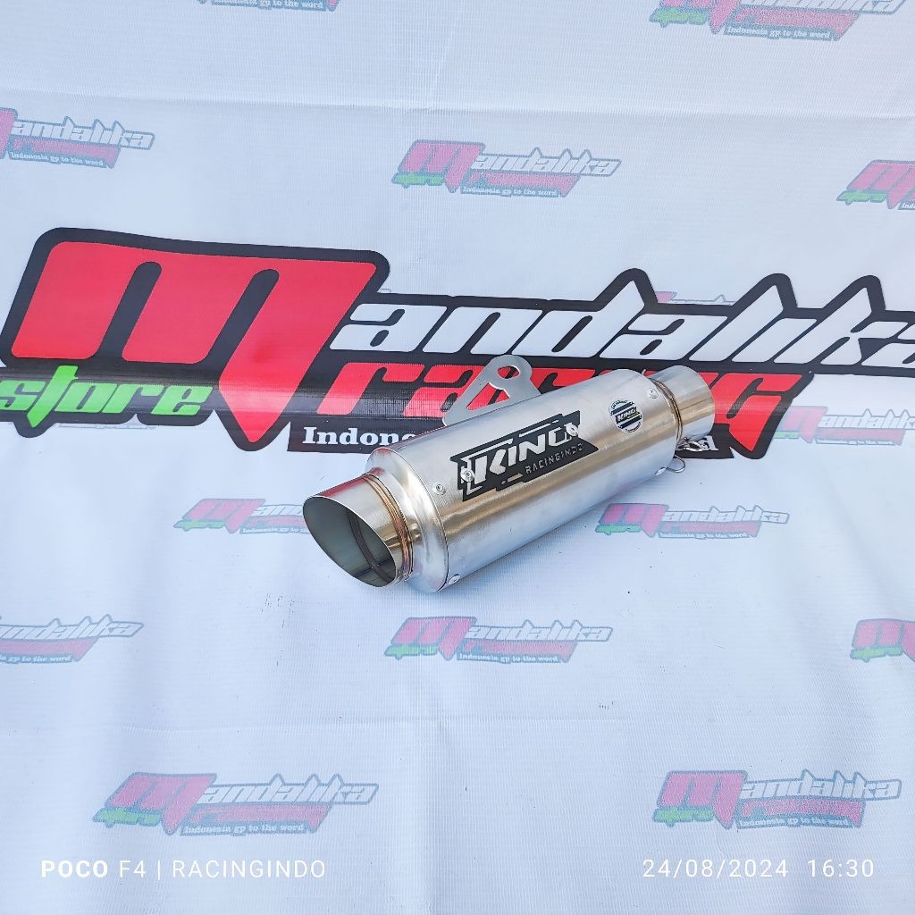 Canister KING RACINGINDO CUTING EMBLEM 51 mm inlet for mio sporty ego s ...