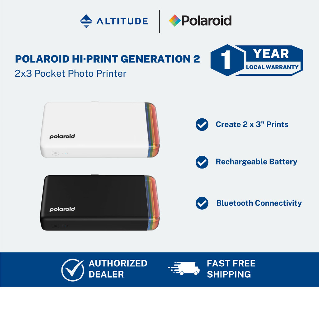 Polaroid Hi·Print 2x3 Pocket Photo Printer Generation 2 | Shopee ...
