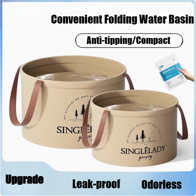 Baldi Air Lipat Folding Water Bucket PVC Camping Storage Container ...