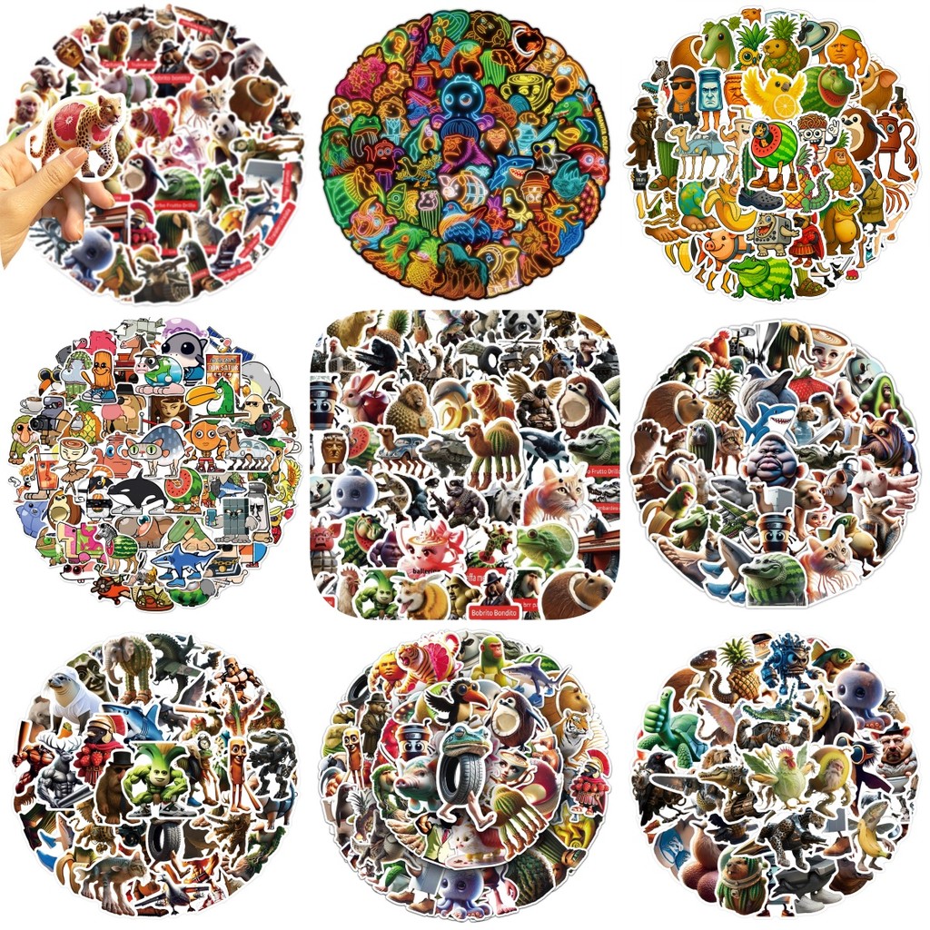 Whimsical Mythical Creatures Doodle Stickers: Foreign Edition of 'Shan ...