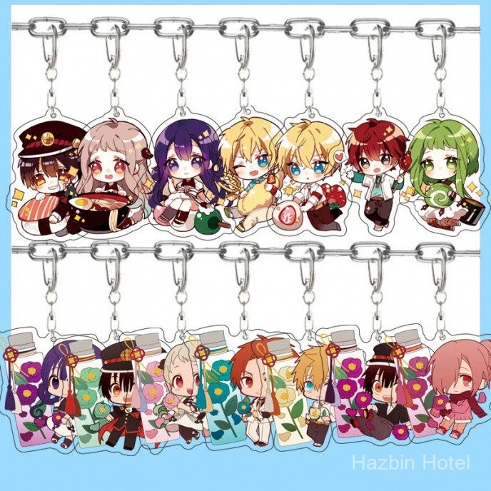 6CM Anime Toilet-Hanako kun Acrylic Keychain Yugi Amane Minamoto Kou ...