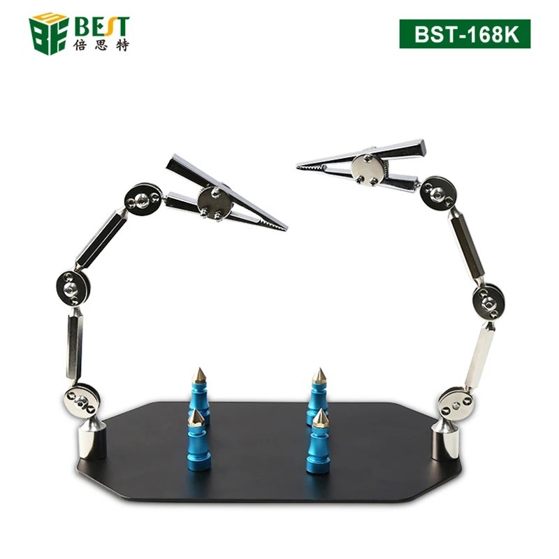 BST-168K Soldering Helping Hands Tool Clamp PCB Motherboard Holder Jig ...