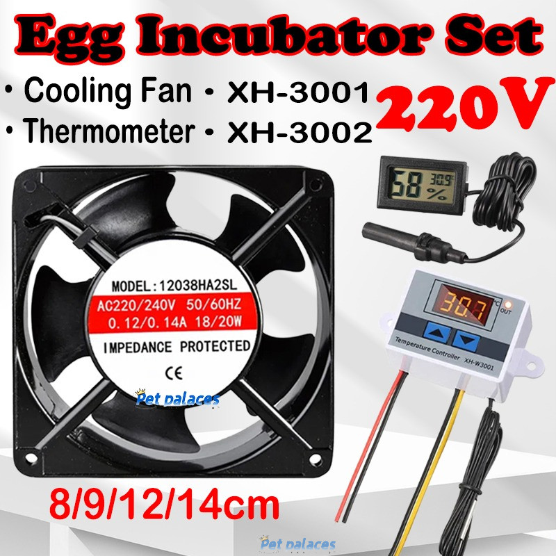 W3001 220V Digital temperature controller thermostat for Egg Incubator ...