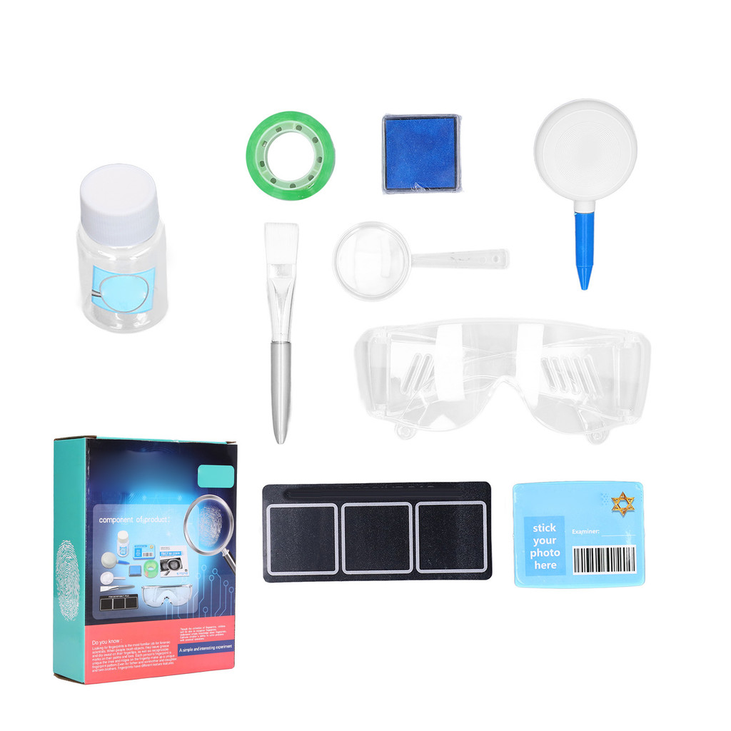 Kids Fingerprint Identification Science Experiment Kit Learning ...