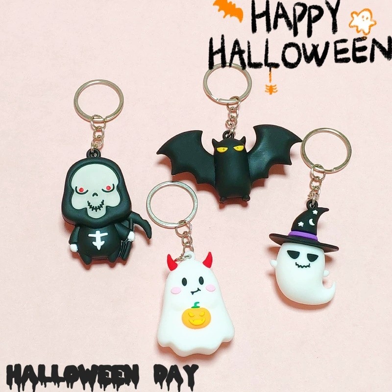 Cute Halloween Keychain Horror Candy New in Keychains Doll Keyring ...
