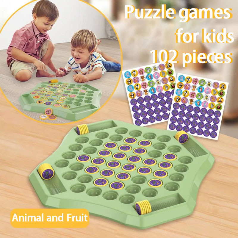 2-4 Player Children's Flip Chess Memory Game Creative Pair-up Memory ...