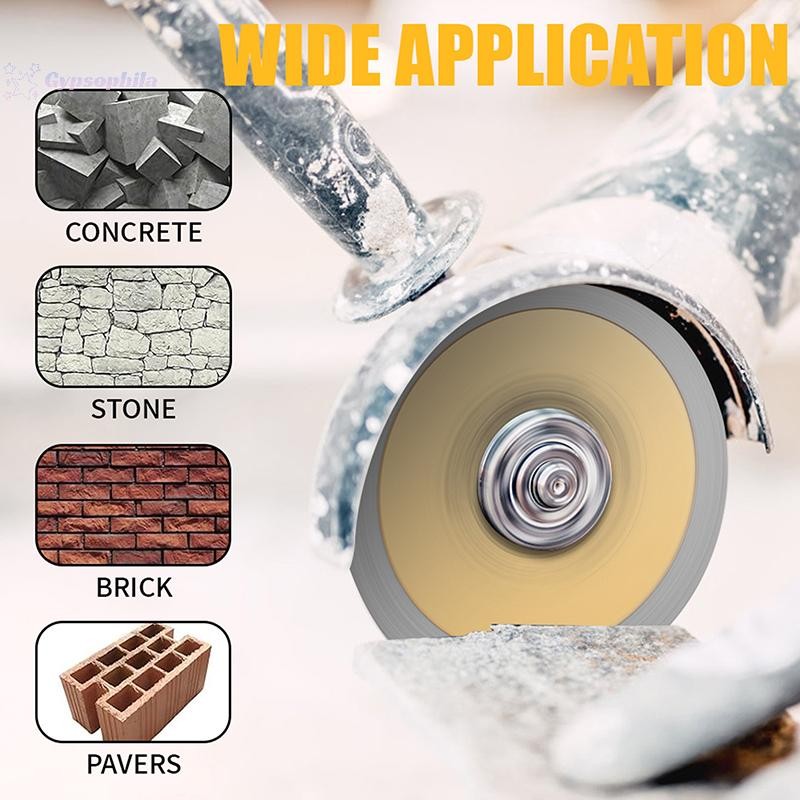 3 Inche Diamond Saw Blade 75mm Stone Cutting Disc Mini Toothless Cut ...