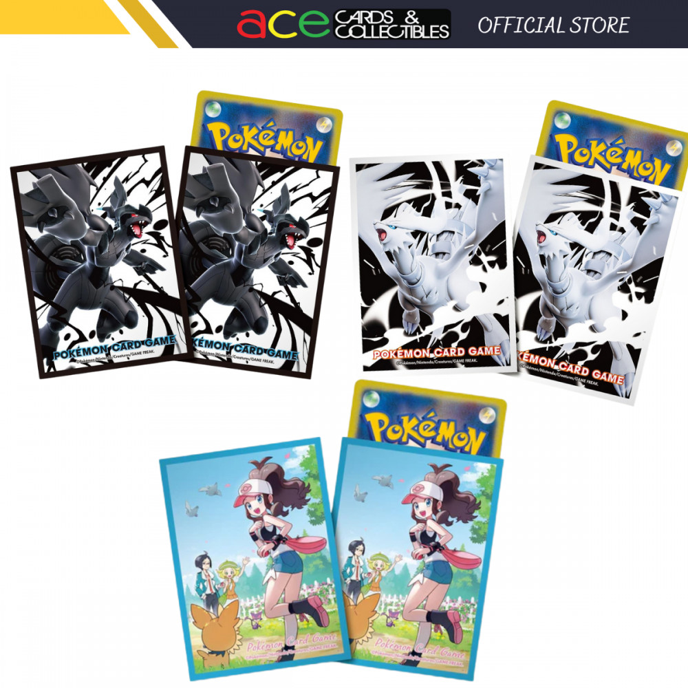 Pokemon Tcg Official Card Sleeves Zekrom Reshiram Hilda Shopee Philippines