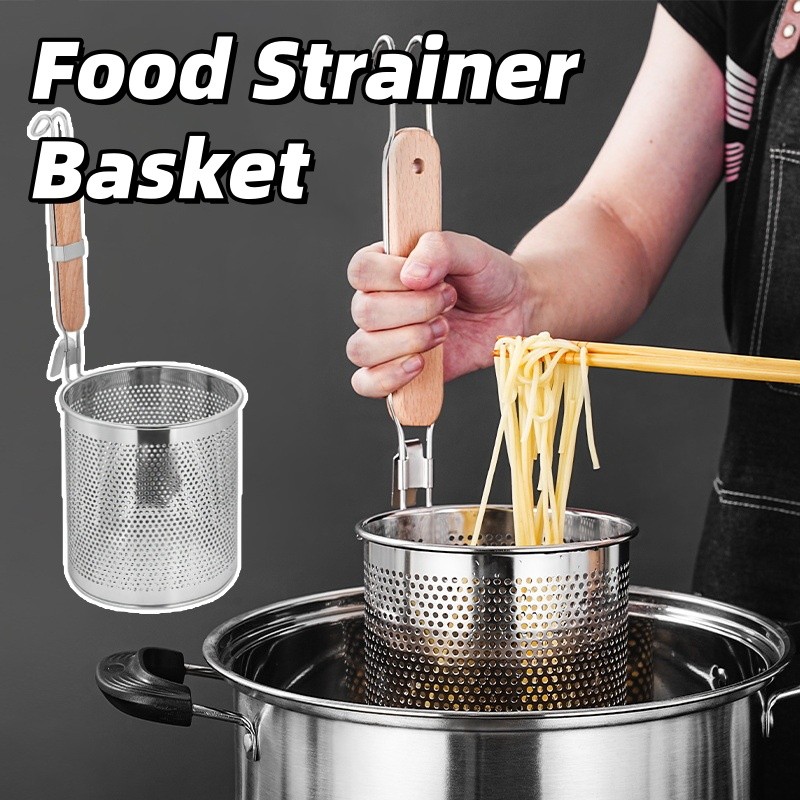 Food Grade Stainless Steel Food Strainers Noodle Strainer Colander ...
