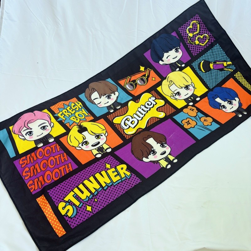 Japanese Single BTS BTS TINY TAN Canvas Can Be Used as Bath Towel Size ...