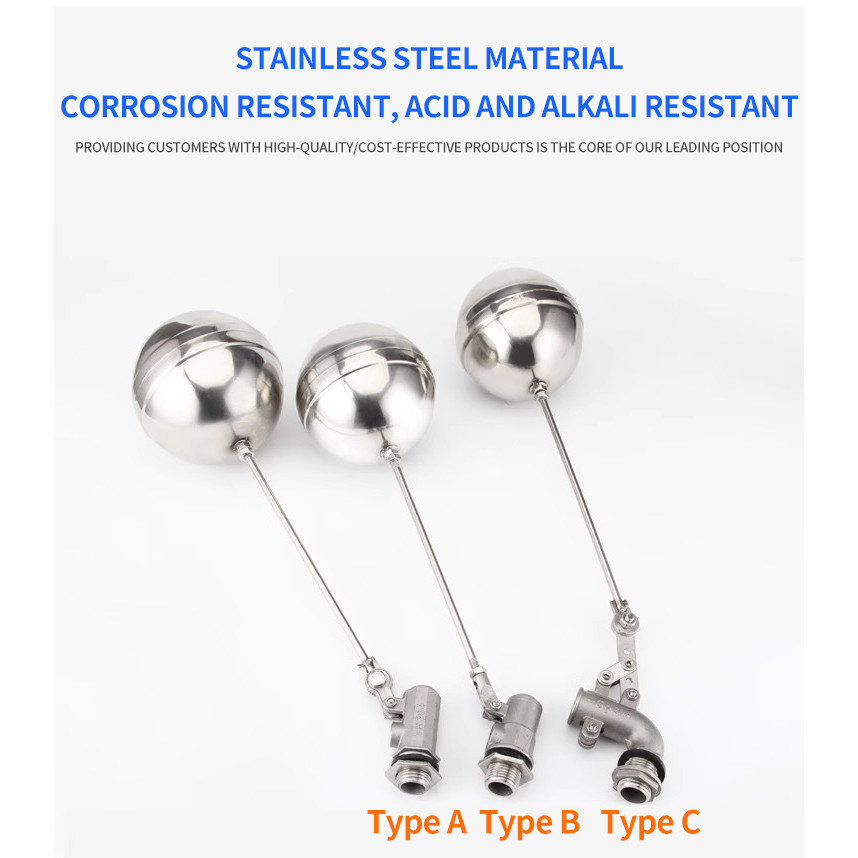 Brass Float Valve DN15/DN20 Stainless Steel Tank Float Valve Tank ...