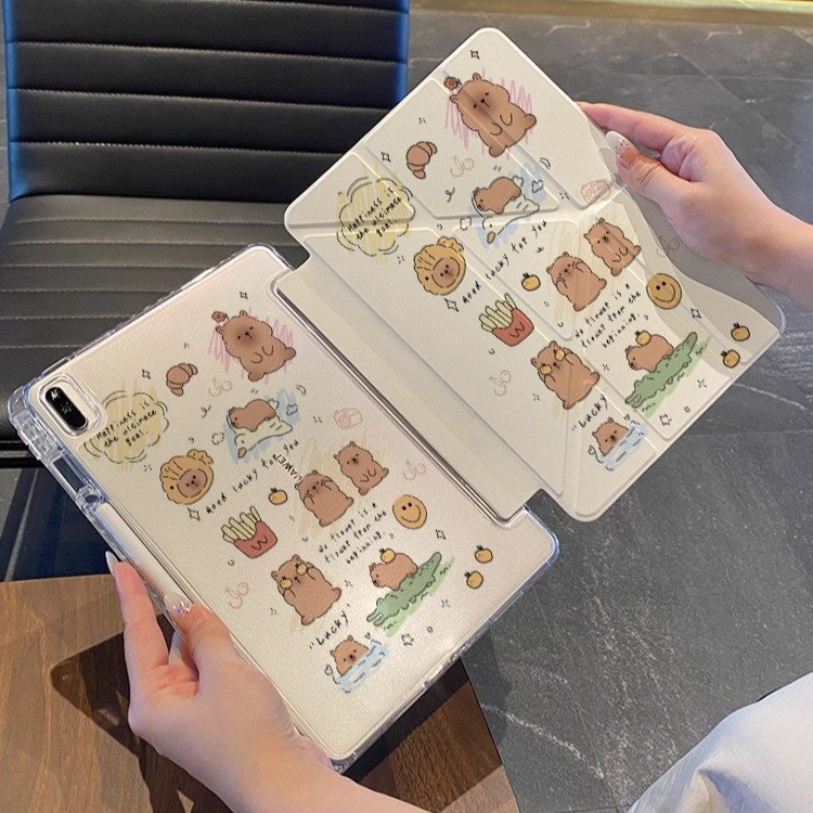 Y fold iPad case 3 fold iPad case Mini5 Air1 Air2 Mini6 2024 pro Mini4 ...