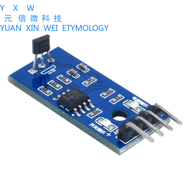 Hall Sensor Motor Speed Measuring Module 3144E Single Open Circuit ...
