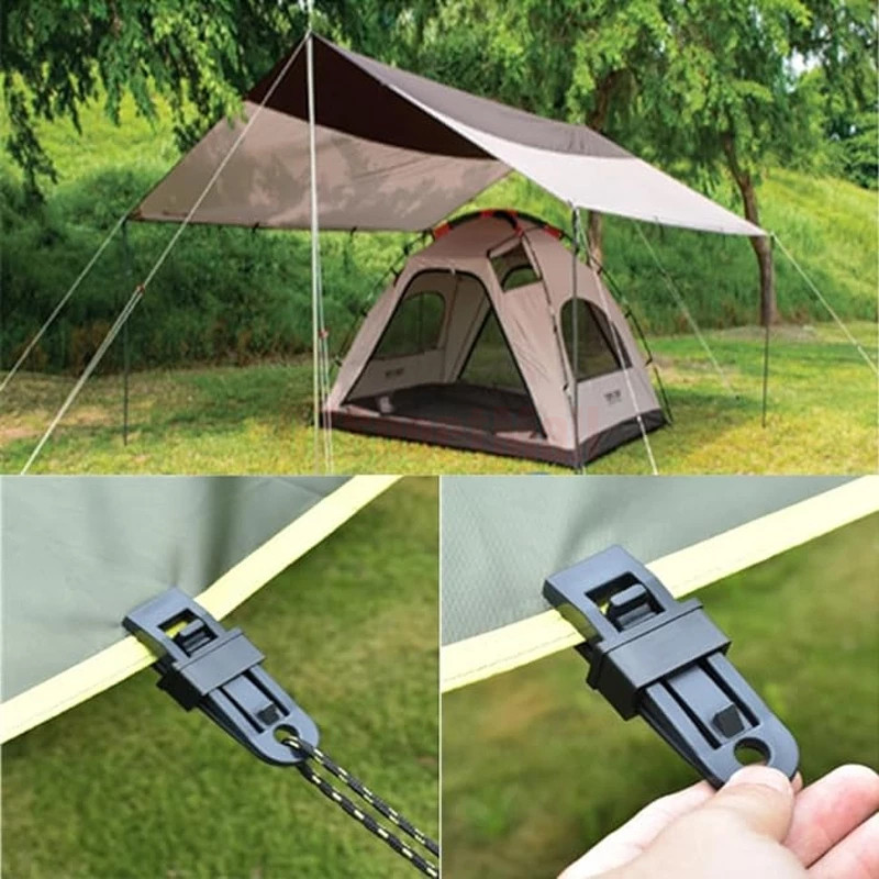 Heavy Duty Weatherproof Tent Clips Strong for Securing Tarps Awnings ...