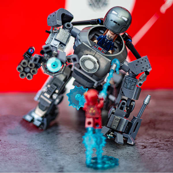 Iron Man MK1 Anti-Hulk Armored Iron King Battle 76190 Mech Boy Toy ...