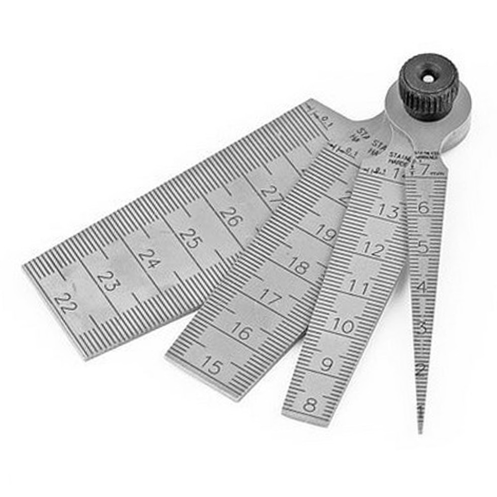 4pcs/set Taper Gage High Precision Stainless Steel Welding Wedge Feeler ...