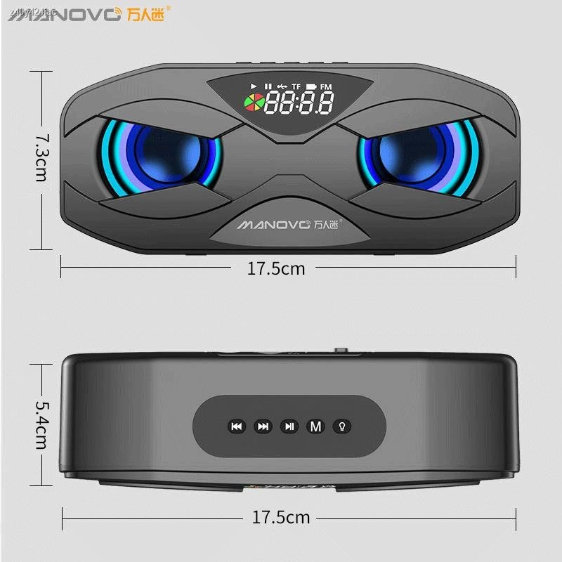 Dual speakers wireless bluetooth speaker subwoofer high volume radio ...