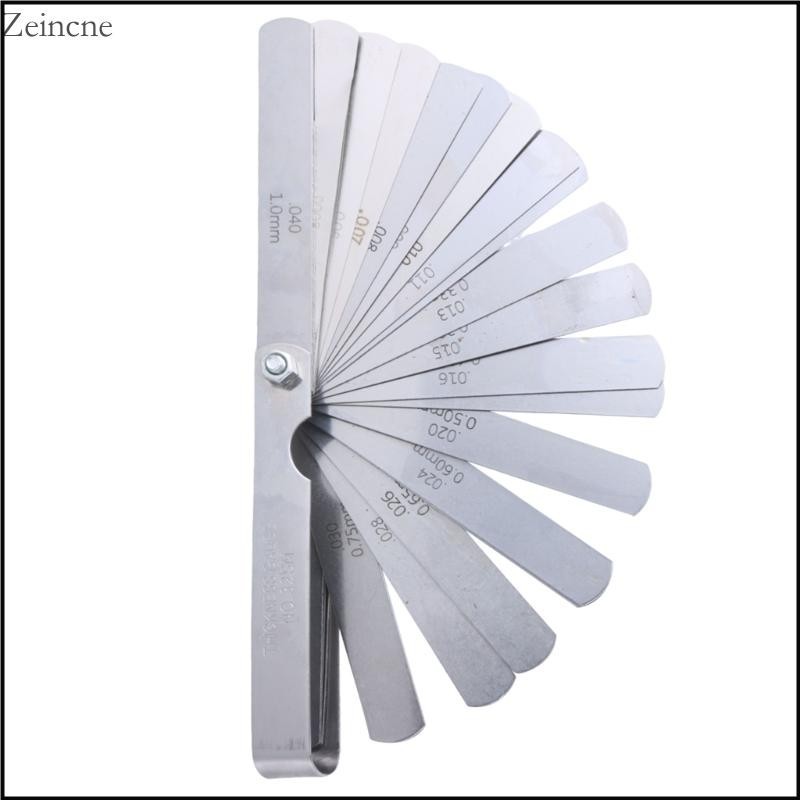 Zein 32 Pieces Feeler Gauges 0 001-0 04 0 03-1 00mm Tapered Feeler Gauge Set Stainless Steel ...