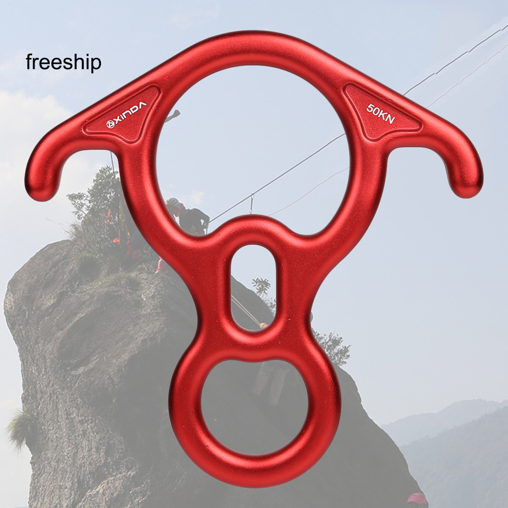 FSO-Outdoor Climbing Rappel Belay Gear Figure 8 Bent Ear Rescue ...