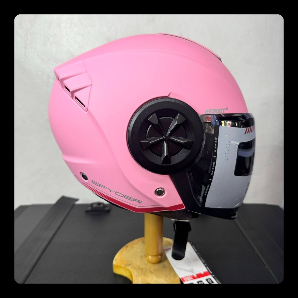 Spyder Reboot 2 P - S0 V2 Open Face Helmet (Free Clear Visor) matte ...