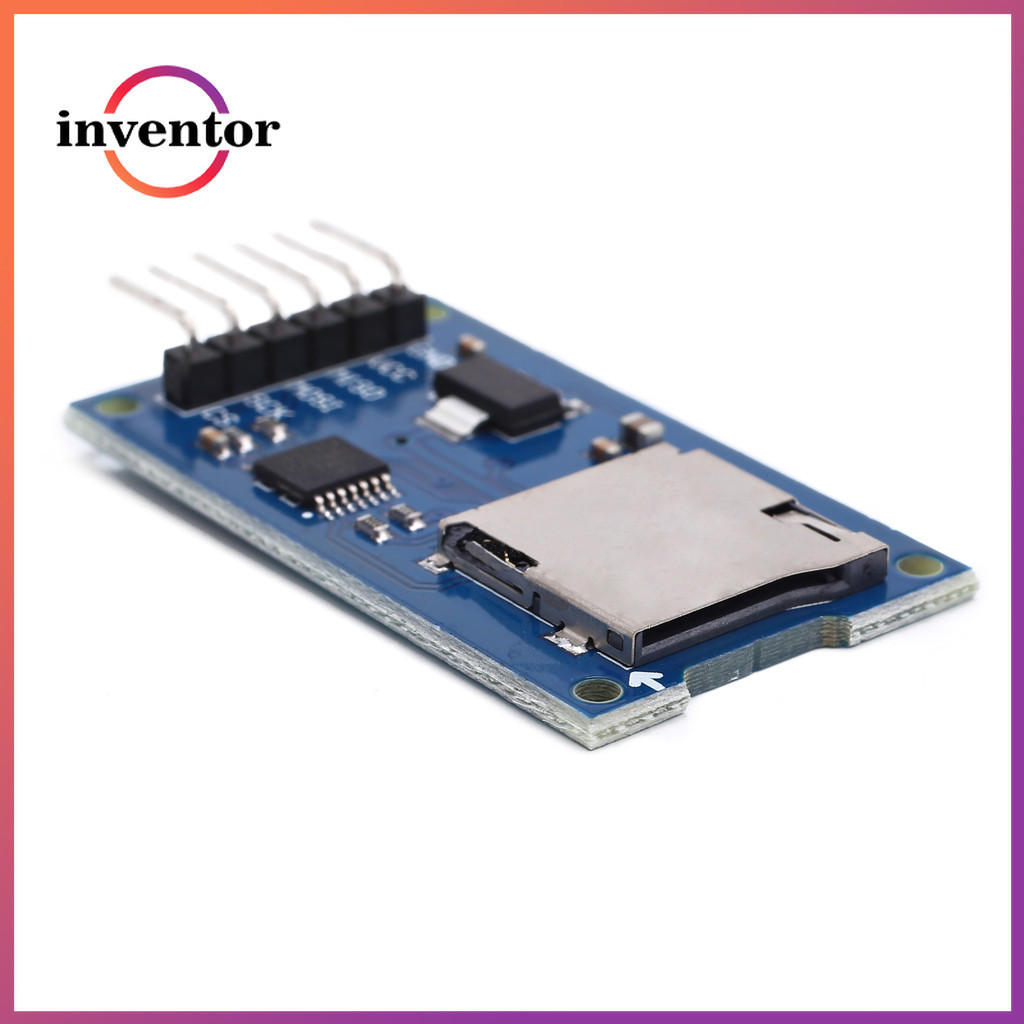 Micro SD card mini TF card reader module SPI interfaces with level ...