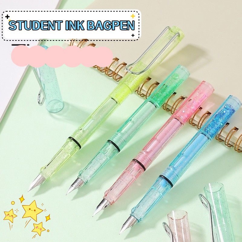 Fountain Pen Interchangeable Inking Pens for Student Gift Stationery ...