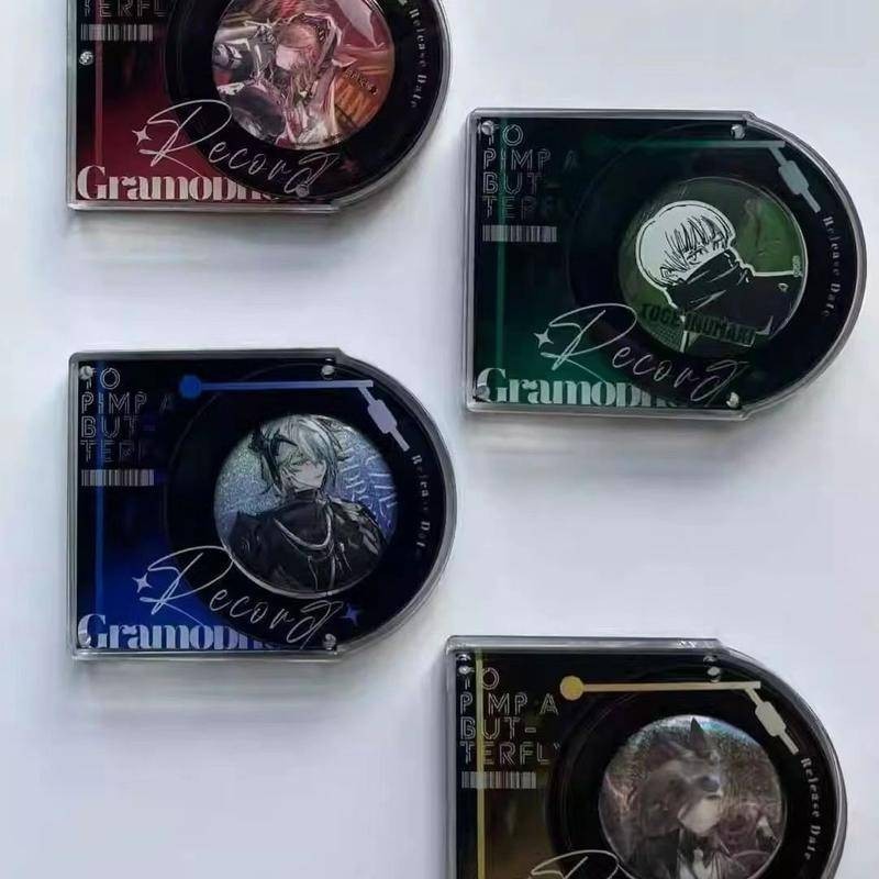Acrylic Badge Storage Case Pin Badge Organizer Display Box Anime ...