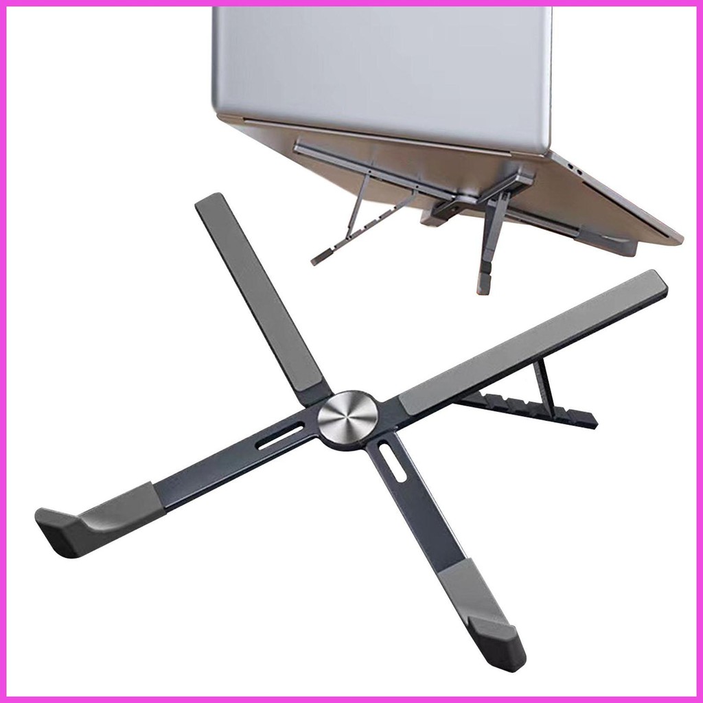 Laptop Stand Adjustable Laptop Riser Holder Foldable Stand for Laptop ...