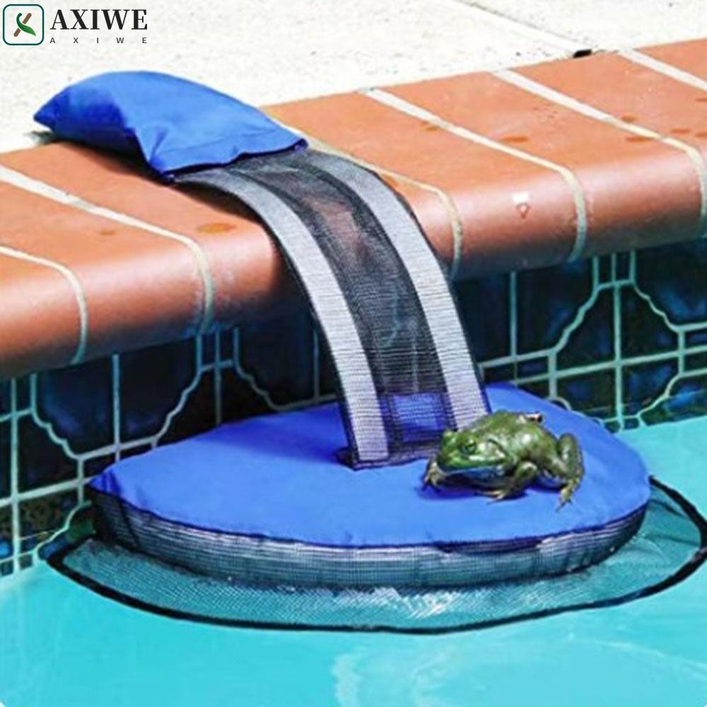 AXIWE Pool Small Animal Escape Net, Floating Mat Frog Escape Slide ...