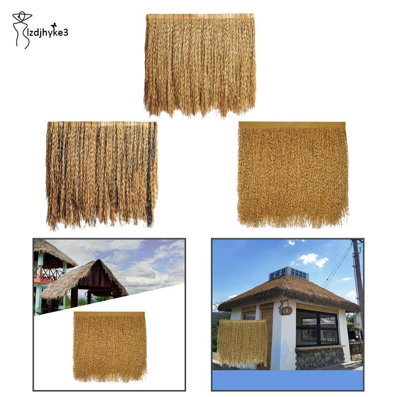 [lzdjhyke3] Thatched Roof Artificial Thatch Retardant Synthetic Thatch ...