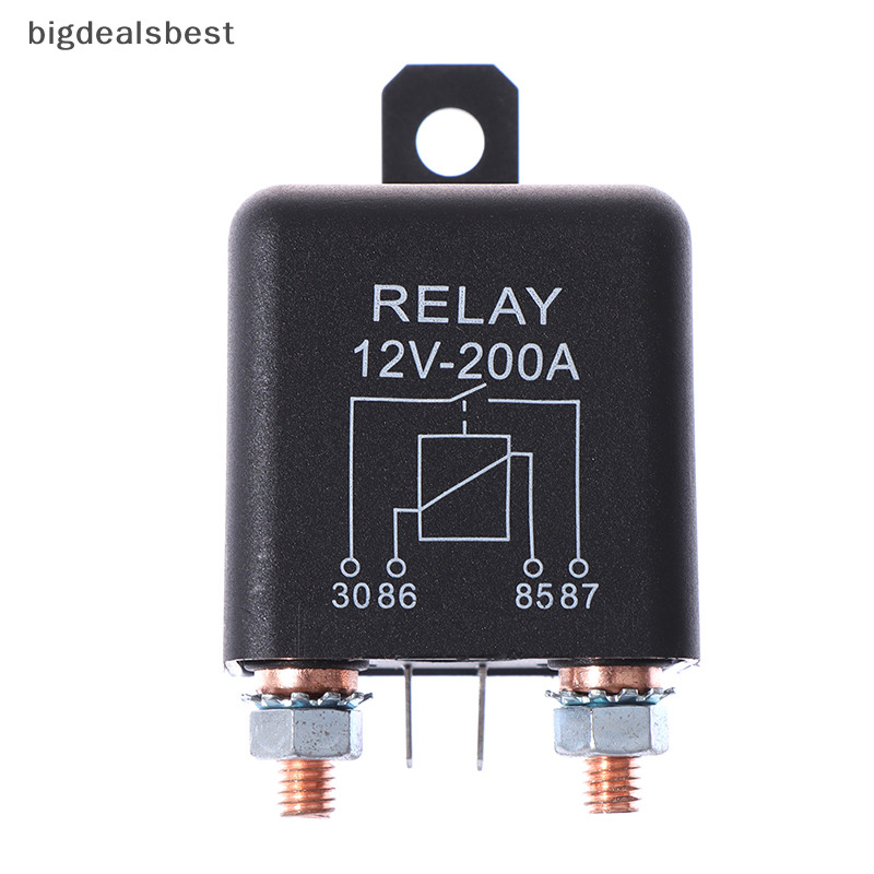 BDB 12V 200 Amp Heavy Duty Split Charge/Winch Relay for Car Van Boat 4 ...