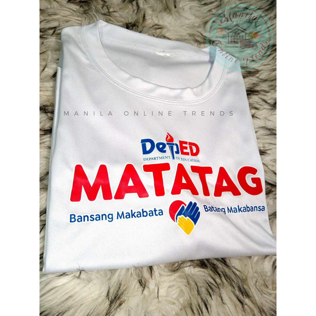 New Item!!! DEP ED MATATAG T-shirts and Ploshirts Unisex for Kids and ...