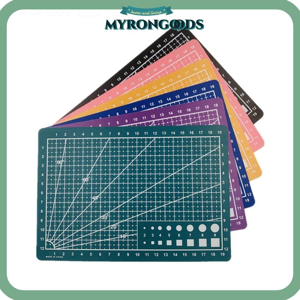 MYRONG Cutting Mat, A3 A4 A5 Leather Craft Tool Cutting Board, Double-side Patchwork Sewing PVC ...