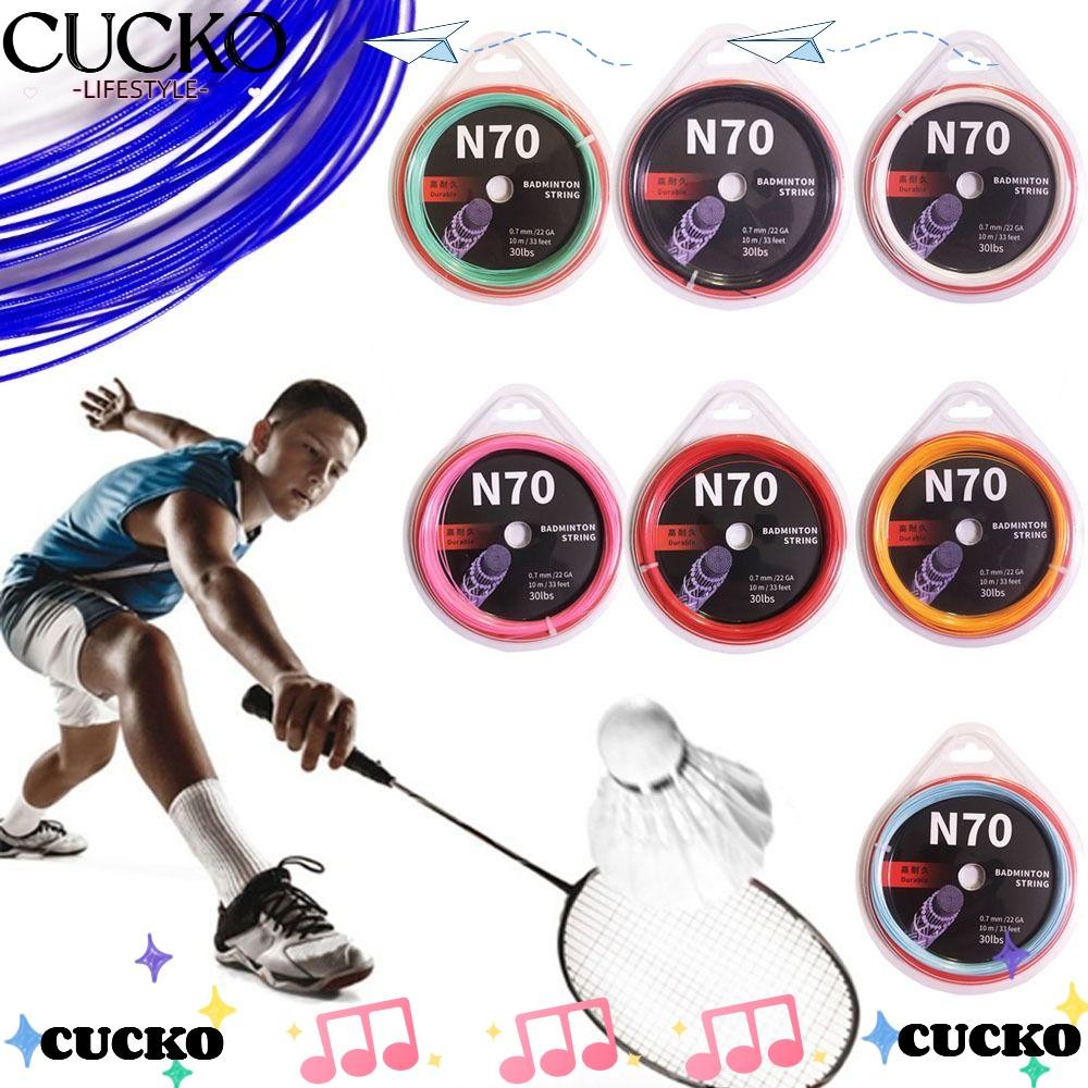 CUCKO Badminton Racket String, Multicolor Dia.0.7mm Badminton Racquet ...