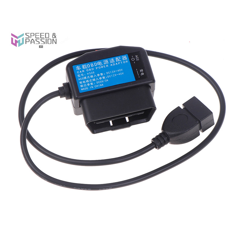 Speed 24 Hours Parking Monitoring 5V 3A USB Car Charge Cable OBD ...