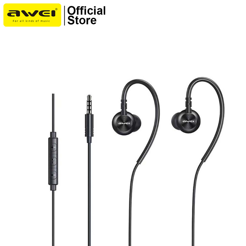 Awei L3 In-Ear Wired Earbuds Mini Earphones Bass Stereo 3.5mm Plug ...