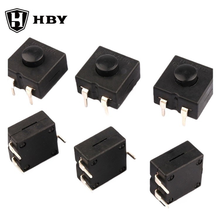 10Pcs Double Row Vertical LED flashlight switch 3pins ON-ON-OFF 12*12 ...