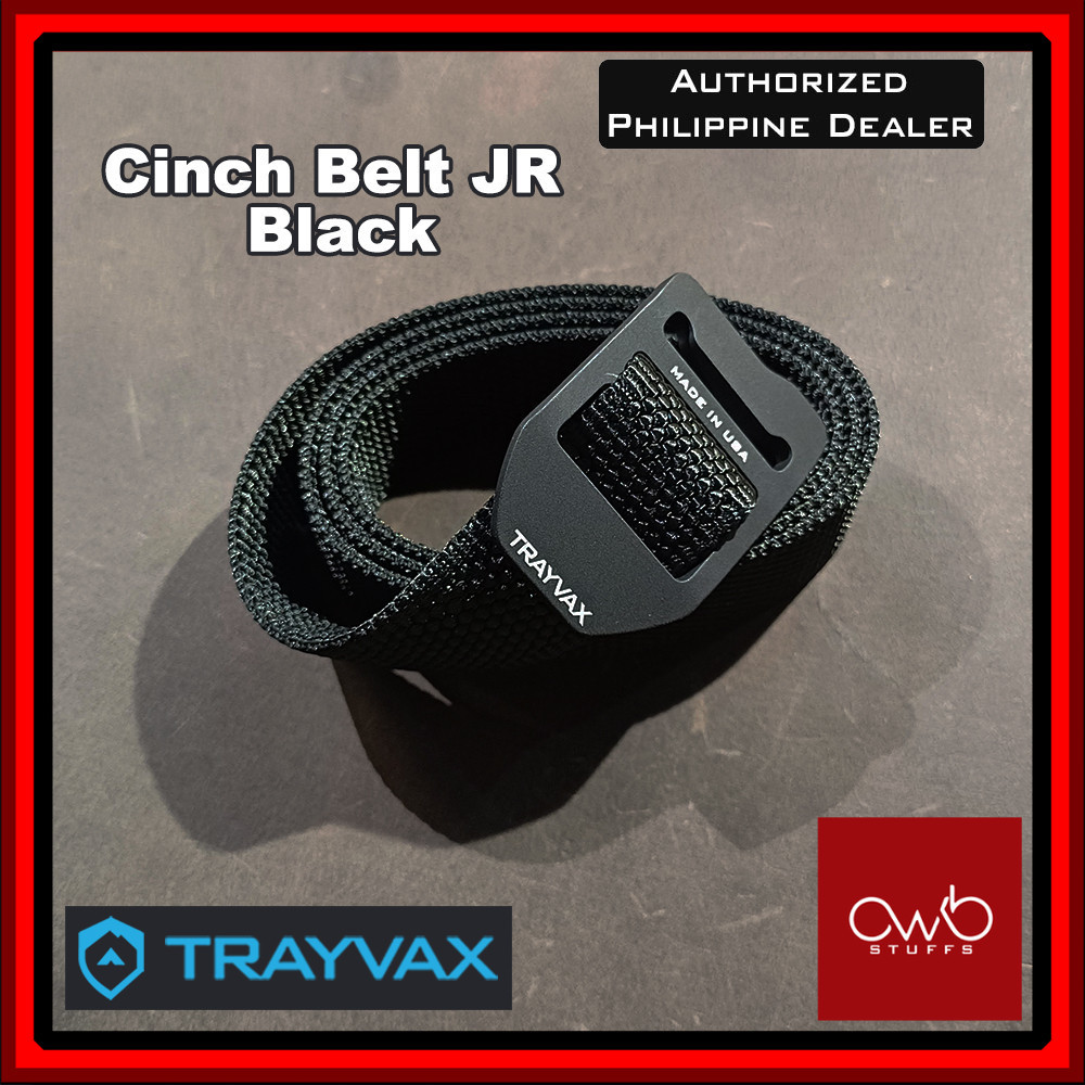 Travax - JUNIOR Cinch Belt Jr - For Kids - Black / Grey | Shopee ...