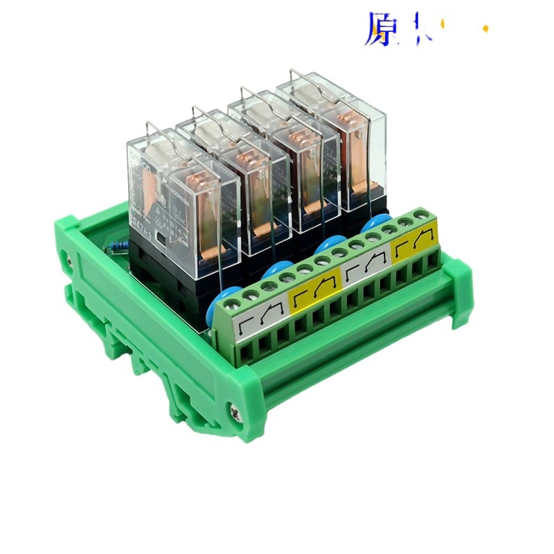 Original Omron 4-way relay module module control board PLC amplifier ...