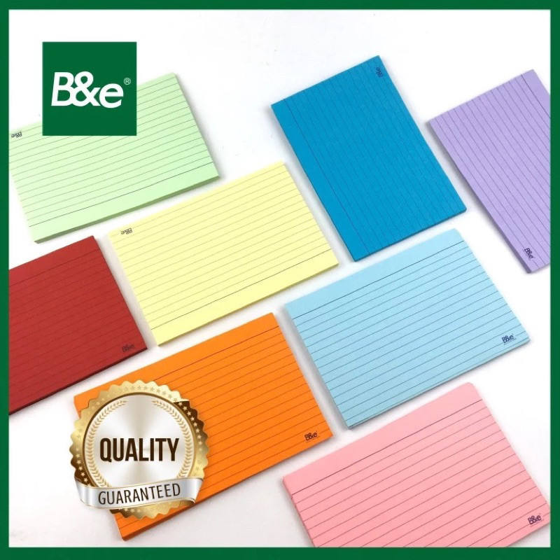 10PCS/PACK COLOR INDEX CARD (1/8)3X5 , (1/4)4X6 , (1/2)5X8 | Shopee ...