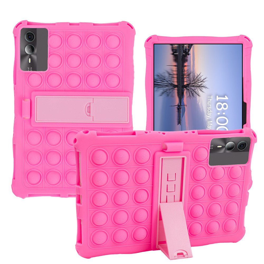 Bubble Silicon Case For iTel Vista Tab 30 11 Inch 2024 Adjustable Stand ...