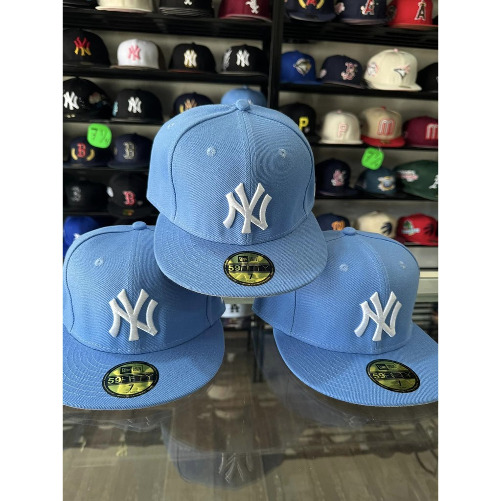 Inventory Ready MLB New York Yankees 59FI.F.TY Fitted Hat Sky Blue Non ...