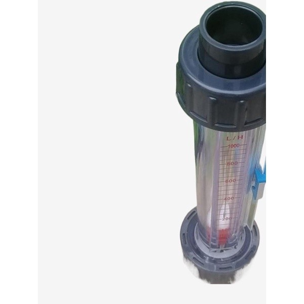 UPVC pipe flow meter plastic alarm 24V upper and lower limit switch ...