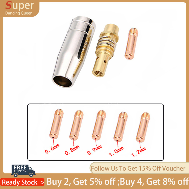 PP+Mig Nozzle Tip Welding Accessories Nozzles 15AK MIG Accessories Tips ...