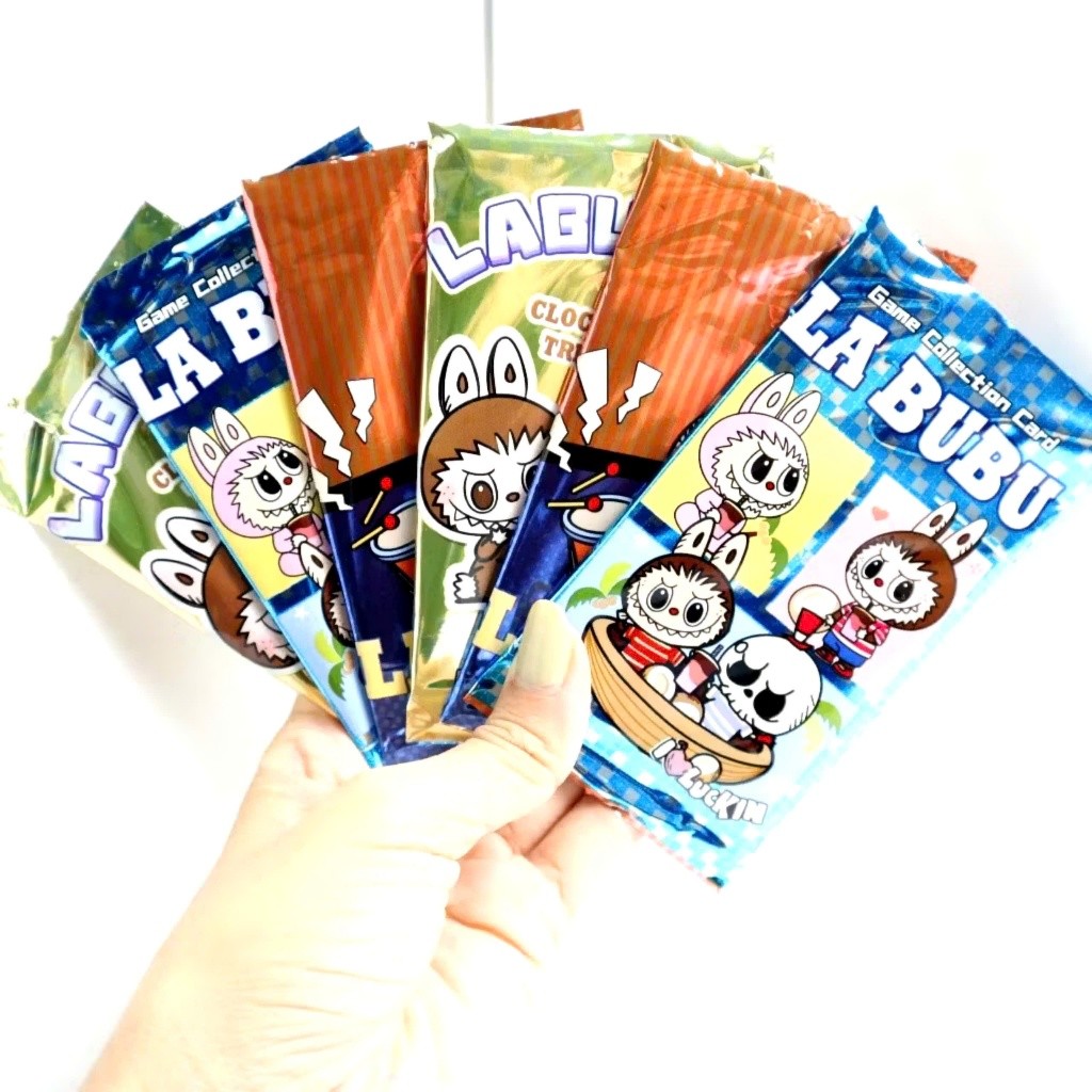 String of 36 packs of extremely hot LaBuBu cards LaBuBu Cards each pack ...