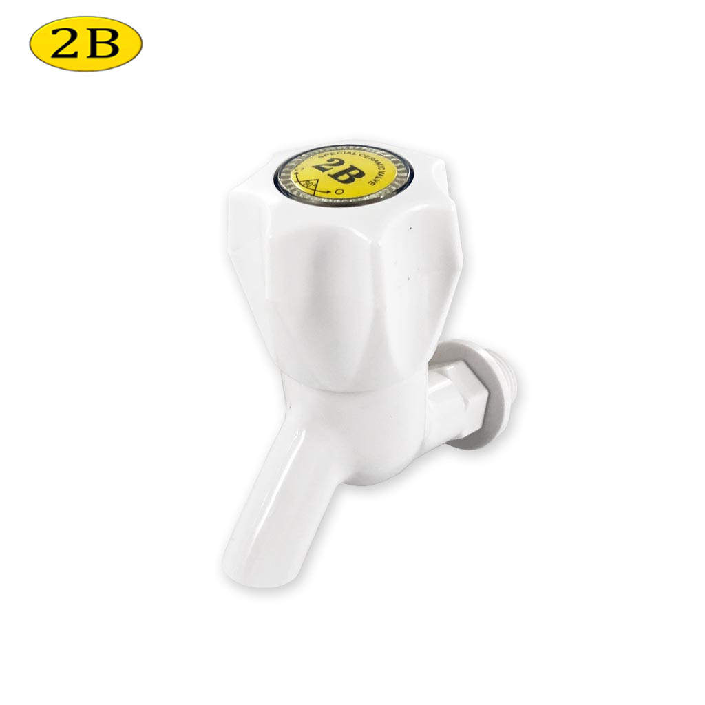 2b 1/2" Thread Size Faucet Round Handle Hose Bib Water Tap PFRH-PB ...