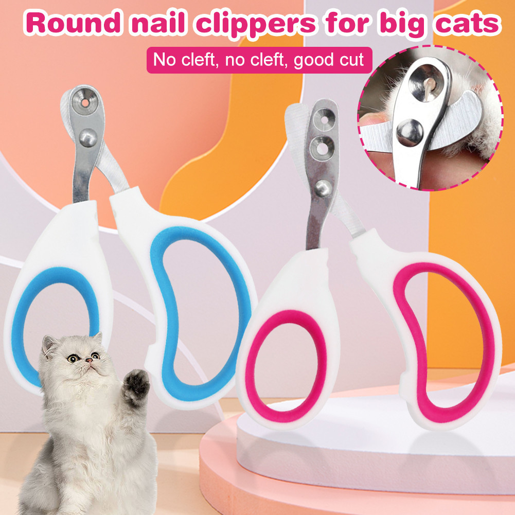 Pet Nail Cutter with Hole Cat Scissors Dog Cut Nail Cutter for Rabbit ...