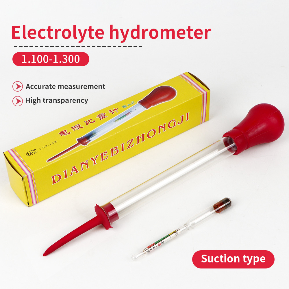 1.100-1.300 Car Battery Hydrometer Electro-hydraulic Density Meter ...